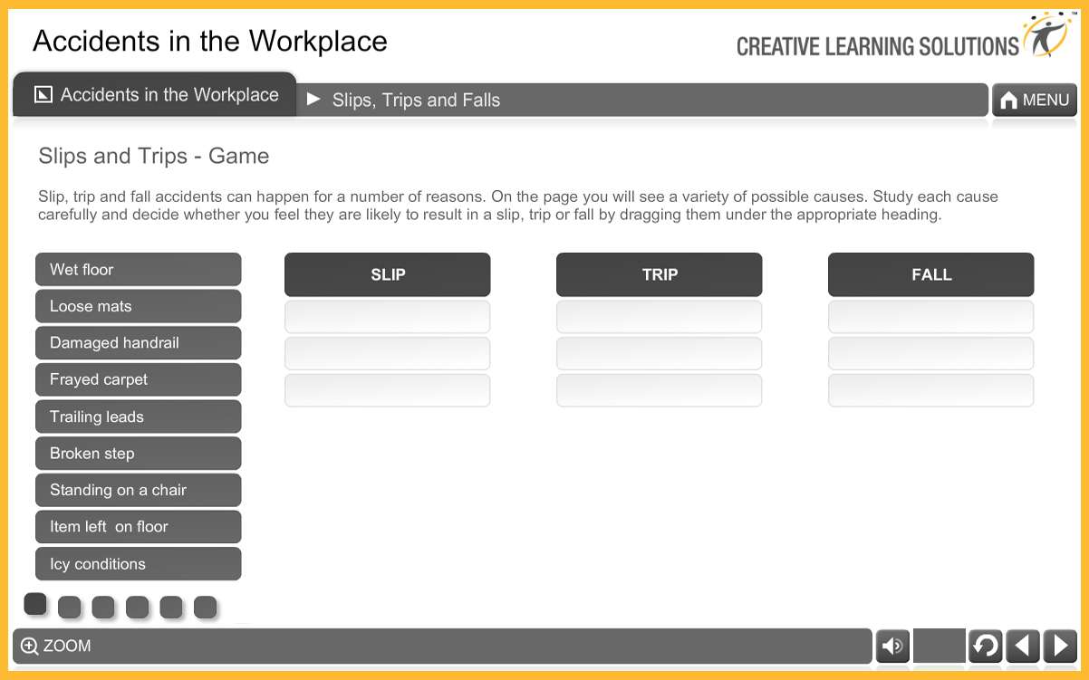 Health and Safety Accidents in the Workplace - E-learning