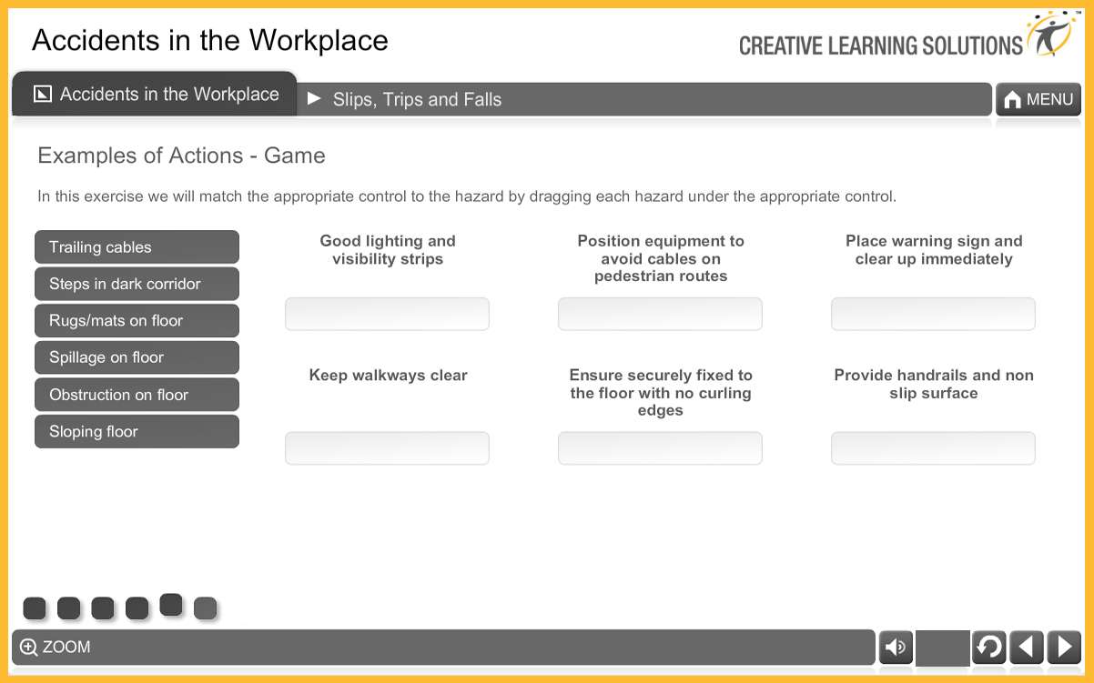 Health and Safety Accidents in the Workplace - E-learning