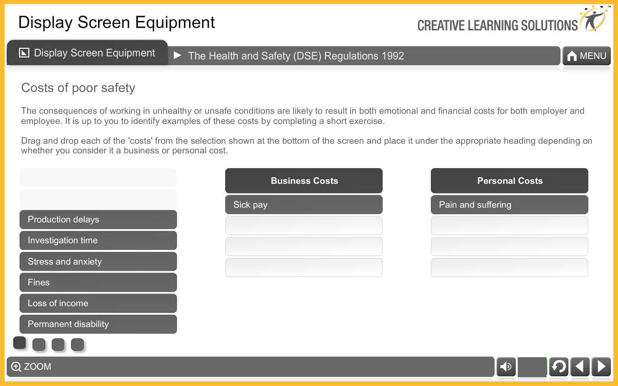 Health and Safety Display Screen Equipment - Creative Learning